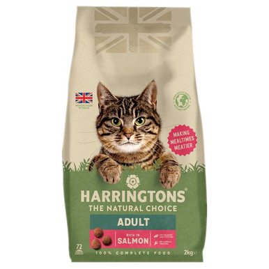 Harringtons Dry Cat Food Salmon 2kg - Pedigree Wholesale Ltd