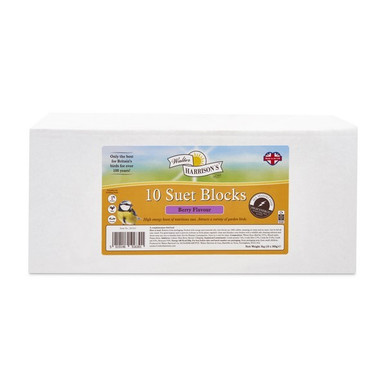 Harrisons Suet Block With Berries Box (10x 280g) - Pedigree Wholesale Ltd