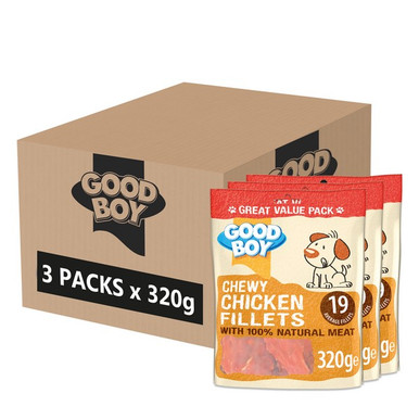 Good Boy Pawsley & Co Chewy Chicken Fillets 320g - Pedigree Wholesale Ltd