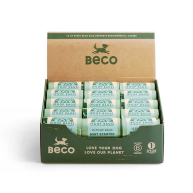 Beco Bags Scented 30 x Single Rolls Loose Countertop Display Unit ...