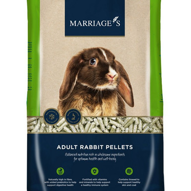 Marriages Adult Rabbit Pellets 2kg - Pedigree Wholesale Ltd