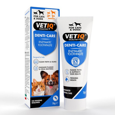 VETIQ Denti-Care Enzymatic Toothpaste 70g - Pedigree Wholesale Ltd