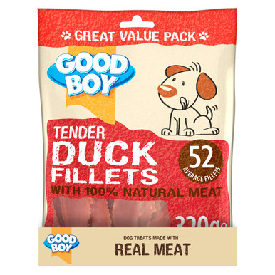 Good Boy Paws Duck Fillets 320g - Pedigree Wholesale Ltd