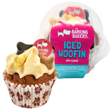 The Barking Bakery Carob Woofin with Vanilla Frosting - Pedigree Wholesale Ltd