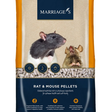 Marriages Rat & Mouse Pellets 2kg - Pedigree Wholesale Ltd