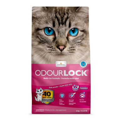 Intersand Odourlock Baby Powder Cat Litter 6kg - Pedigree Wholesale Ltd
