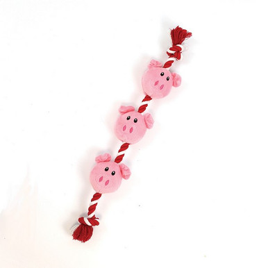 Happy Pet String of Piglets Rope Dog Toy - Pedigree Wholesale Ltd