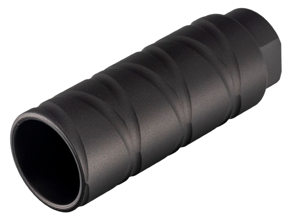 AR-15 Flash Can Muzzle Device - Spiral Flute