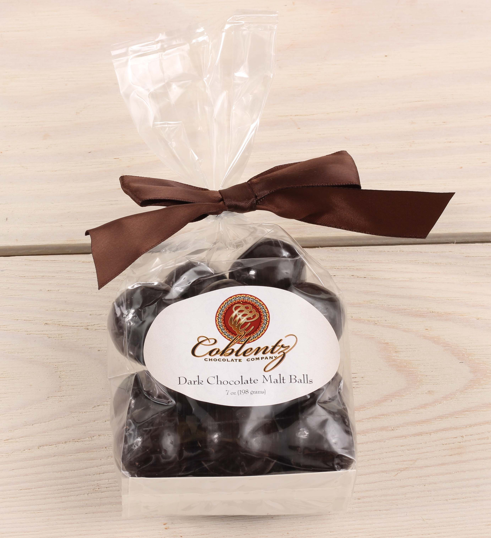 Handmade Dark Chocolate Malt Balls | Coblentz Chocolates Co.