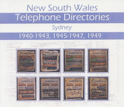 NSW Telephone Directories 1940s