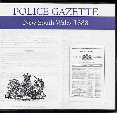 New South Wales Police Gazette 1888
