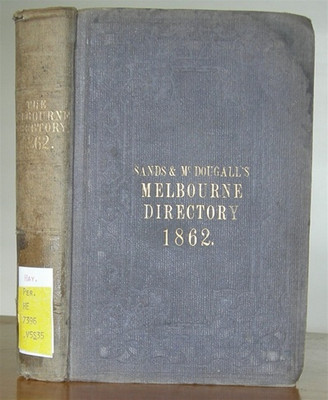 Melbourne Directory 1862 (Sands & McDougall)
