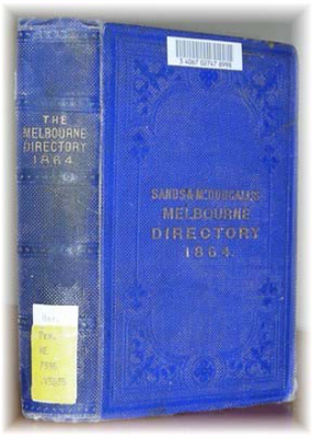 Melbourne Directory 1864 (Sands & McDougall)