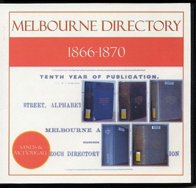Melbourne Directory Compendium 1866-1870 (Sands & McDougall)