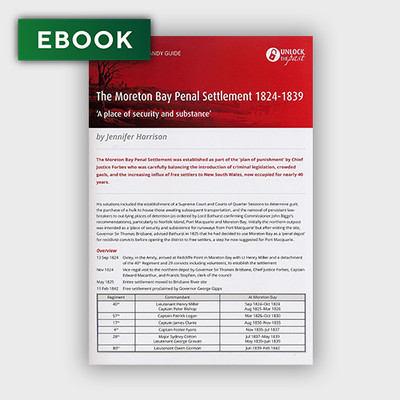 Handy Guide: The Moreton Bay Penal Settlement 1824-1839