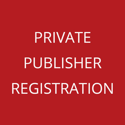 Private Publisher registration