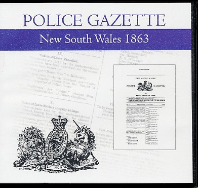 New South Wales Police Gazette 1863