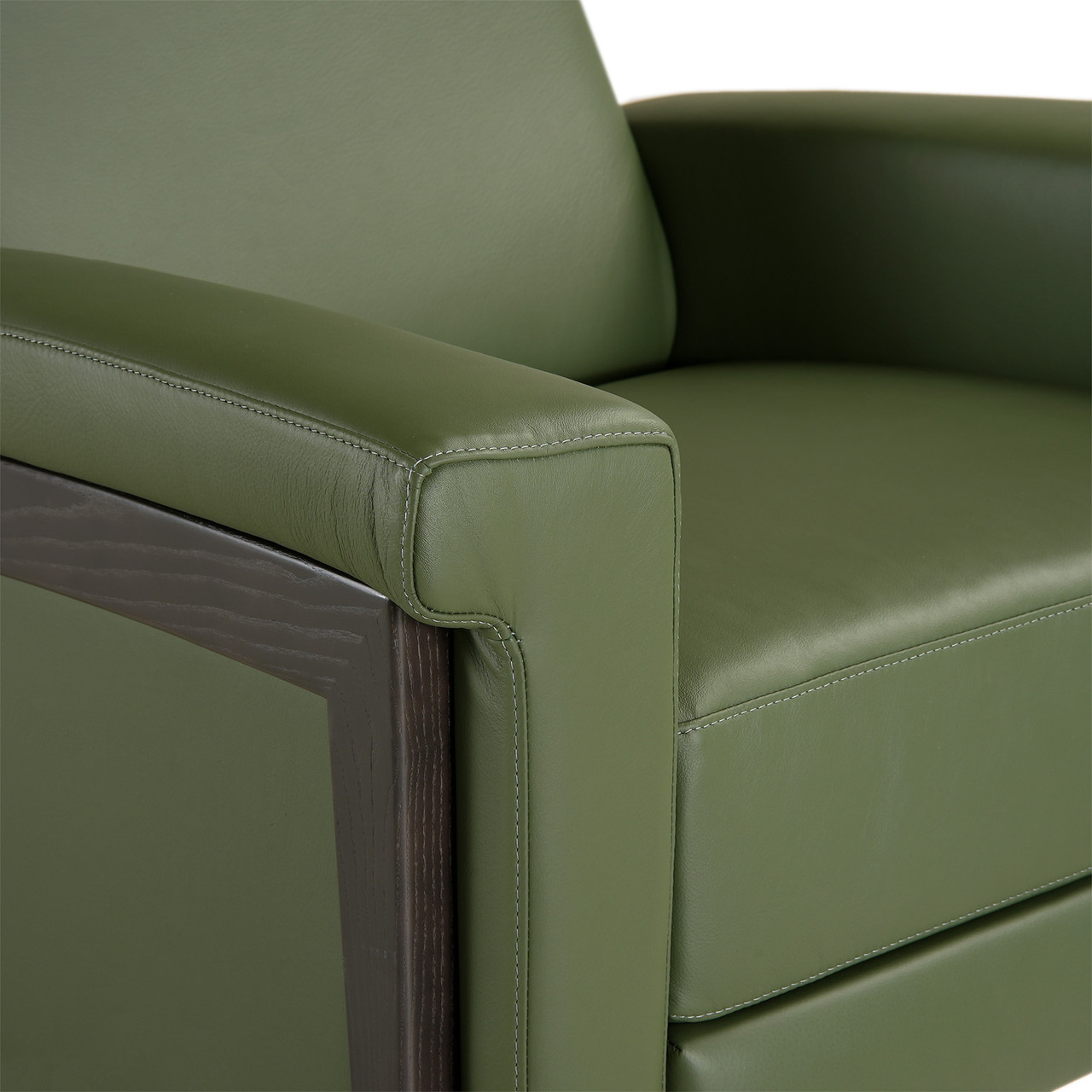 RECLINER QNT-REC-ST-L | AMERICAN LEATHER | PENNY MUSTARD