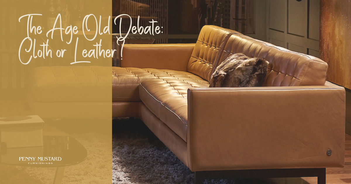 Cloth or Leather? Making the Right Choice for Your Home - Penny Mustard ...