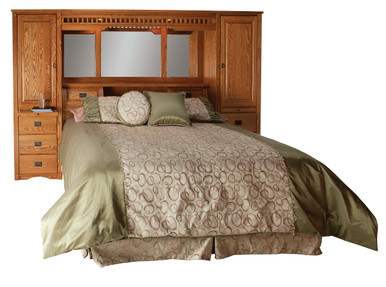 SPENCER NARROW BED WALL & DRAWERS | SPENCER COLLECTION | PENNY MUSTARD