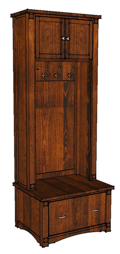 SPENCER HALL TREE AW2110 | SHERWOOD COLLECTION | PENNY MUSTARD