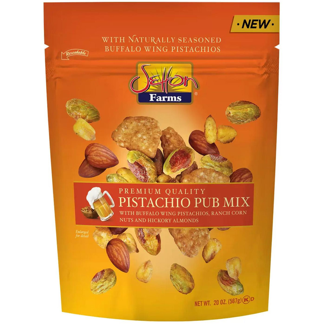 Setton Farms Pistachio Pub Mix Seasoned Buffalo Wing Ranch Corn Almond ...