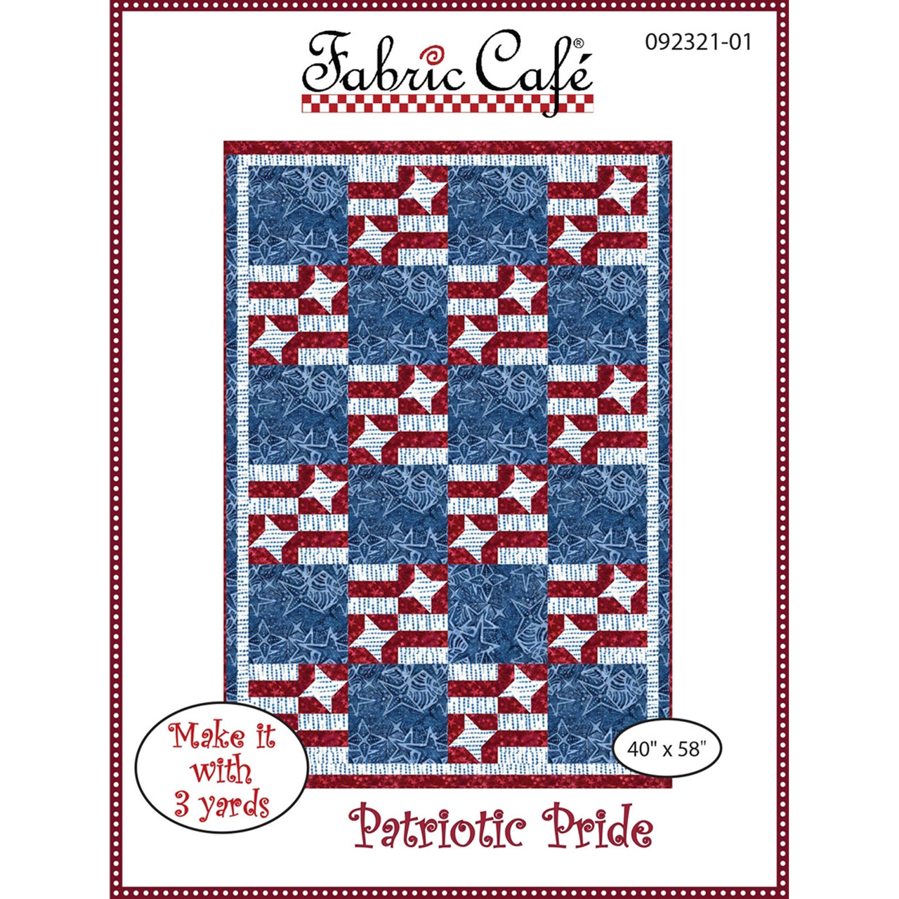 PATTERN PATRIOTIC PRIDE 3-YARD QUILT - EE Schenck Company