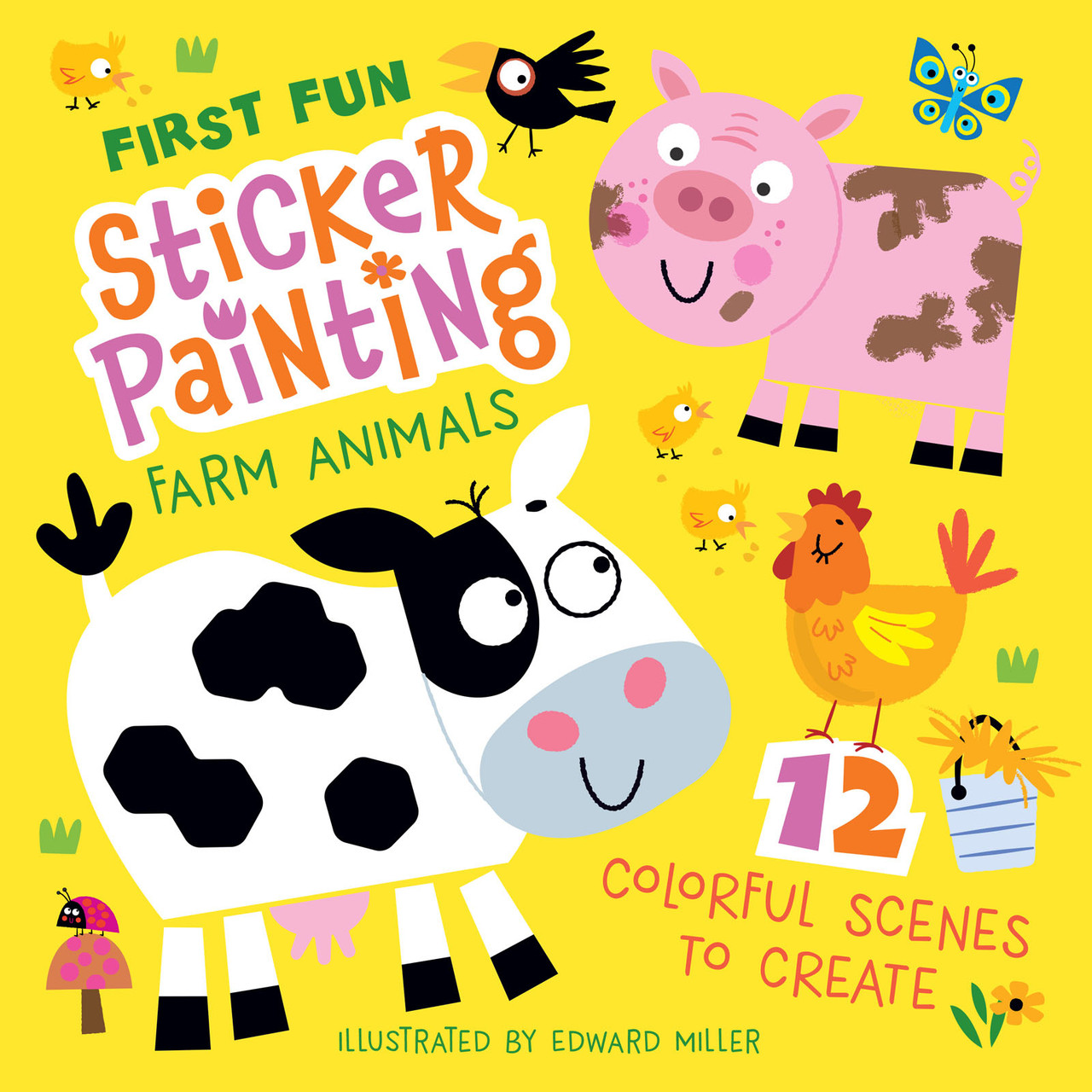 First Fun Sticker Painting: Farm Animals | EE Schenck Company