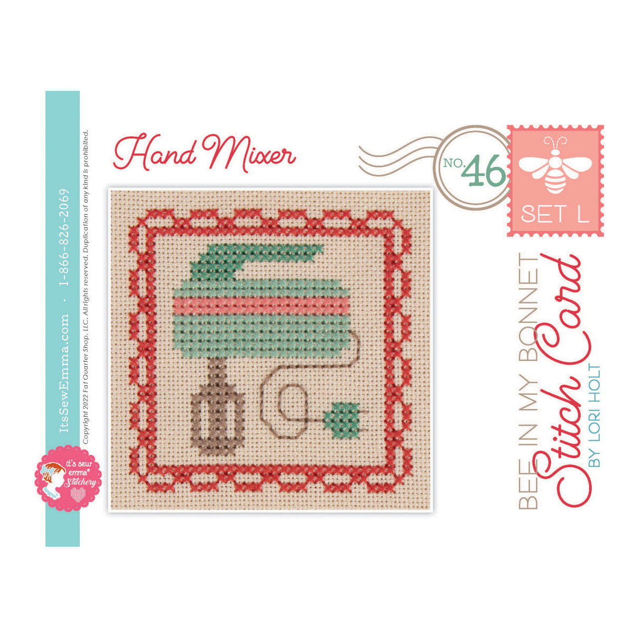 Bee in My Bonnet Stitch Cards | EE Schenck Company