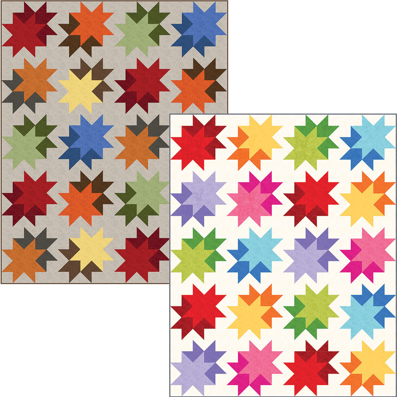 Shadow Stars Quilt Free Pattern - MASShadPF - EE Schenck Company