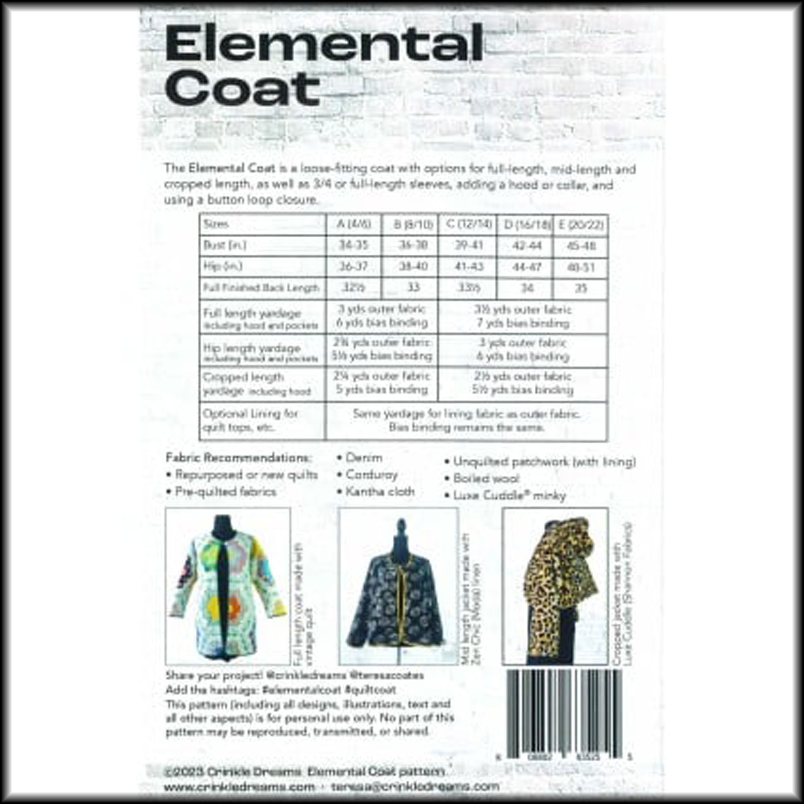 Elemental Coat | EE Schenck Company