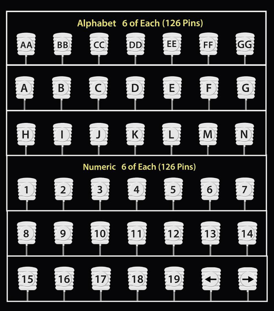 Alpha Pins | EE Schenck Company