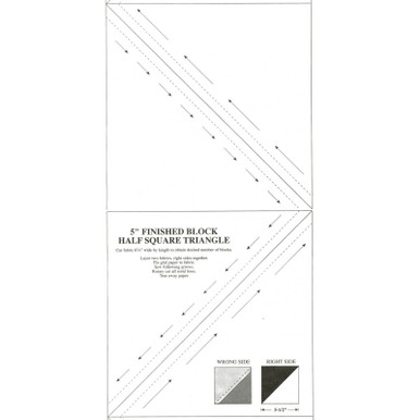 5" Half Square Triangle | EE Schenck Company