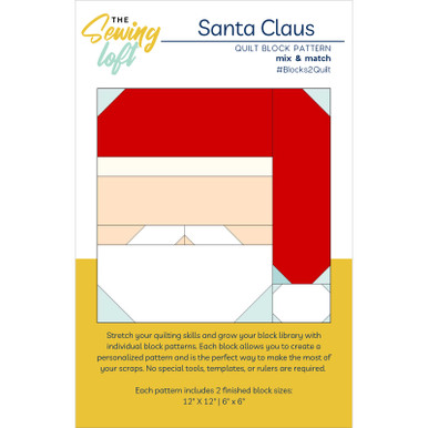 Santa Claus Quilt Block | EE Schenck Company