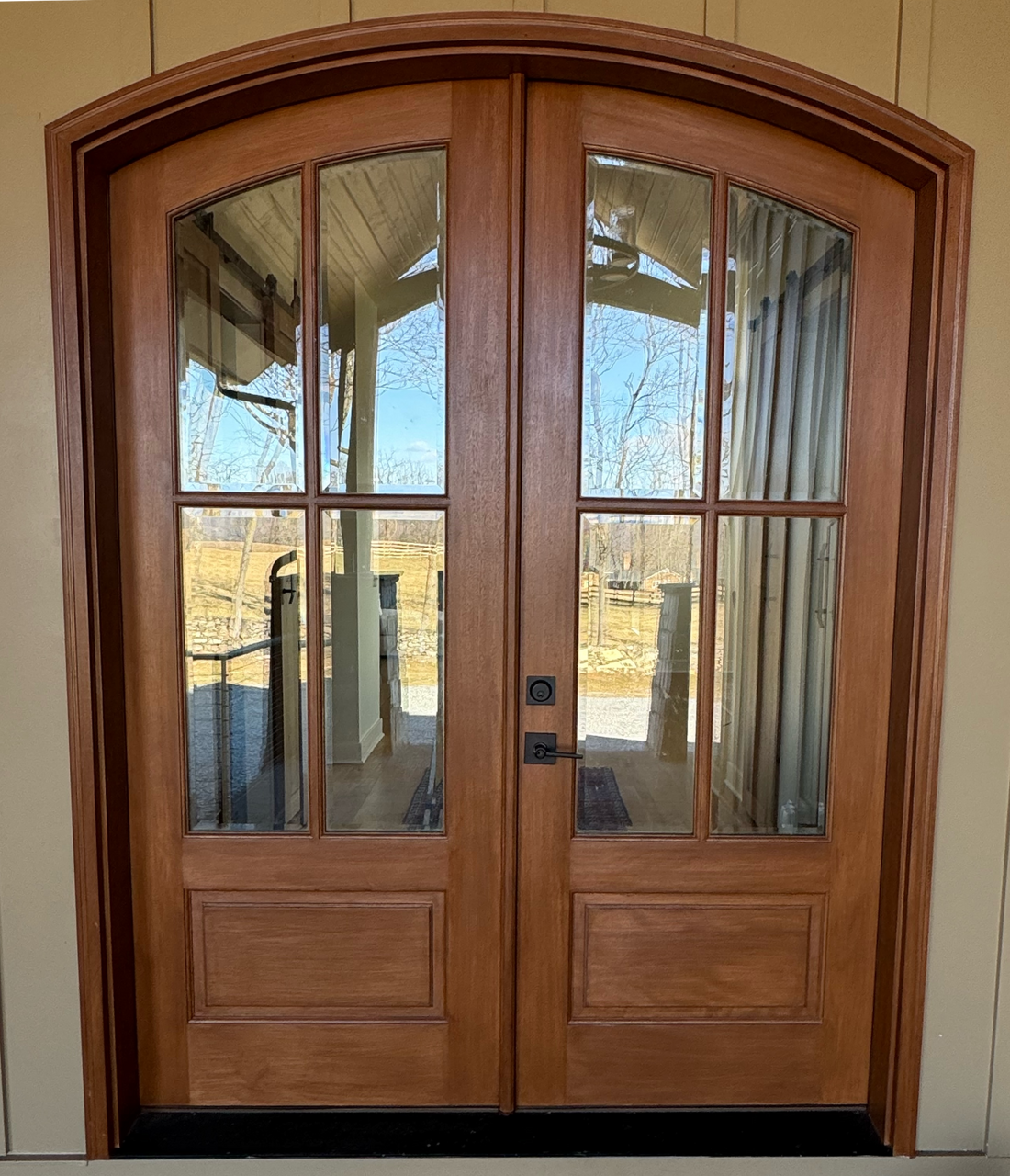 Miranda 4-Lite Arch Double Entry Door | Grand Entry Doors