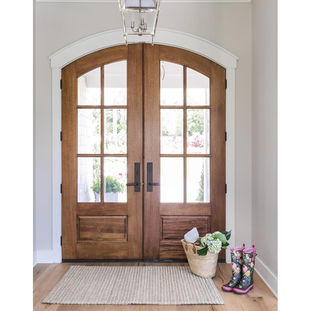 Miranda 6-Lite Arch Double Entry Door | Grand Entry Doors