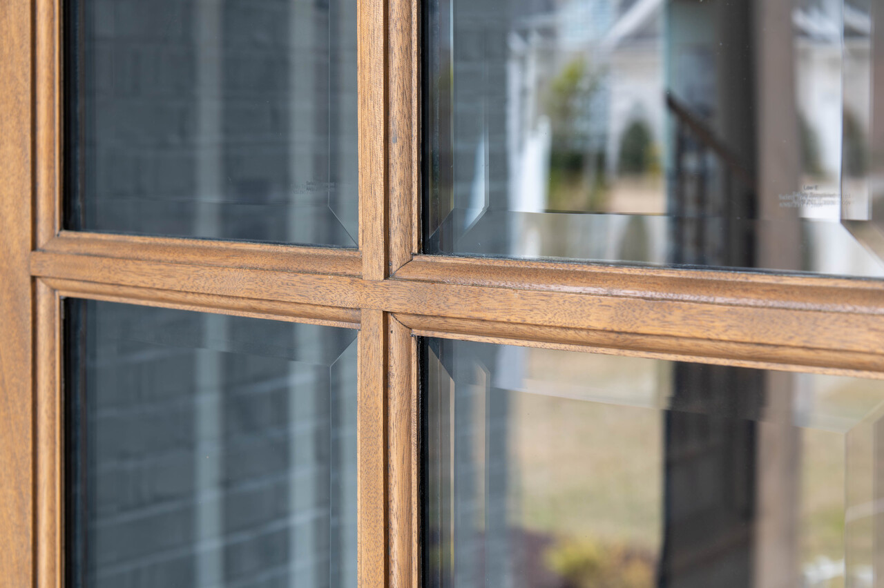 6 Panel Colonial Door with Sidelights & Transom | Grand Entry Doors
