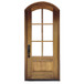 Miranda 6-Lite Arch Wood Single Door | Grand Entry Doors