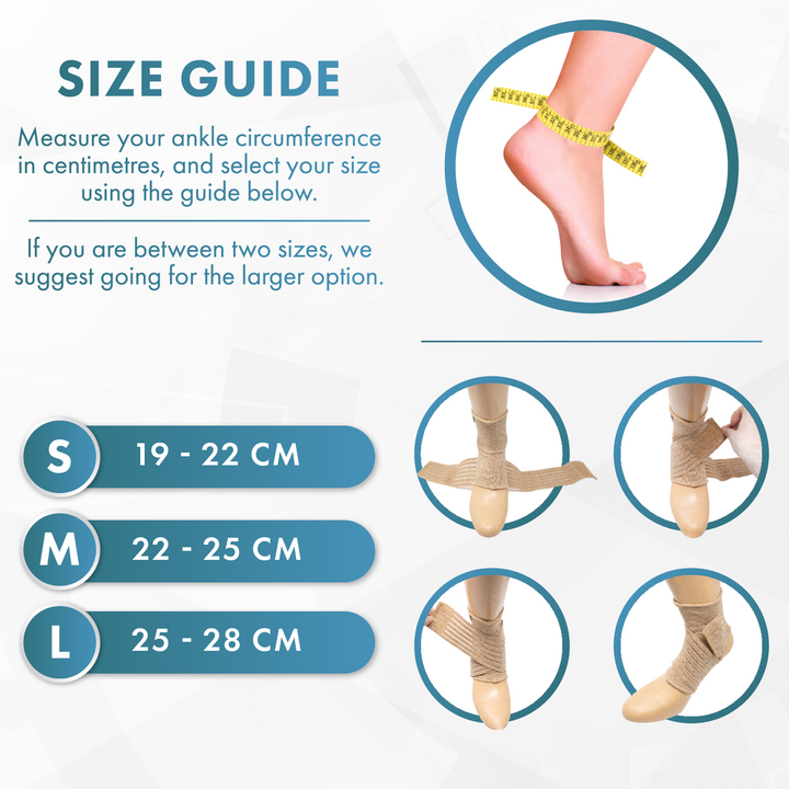 Elastic Ankle Support with Strap | Actesso