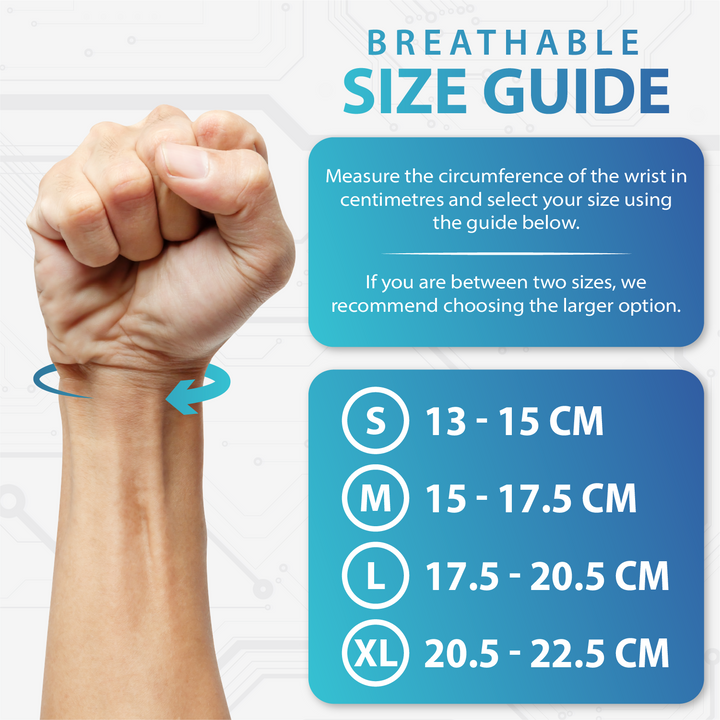 Breathable Wrist Support with Metal Splint | Actesso