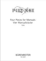 Piet Kee, Four Pieces for Manuals