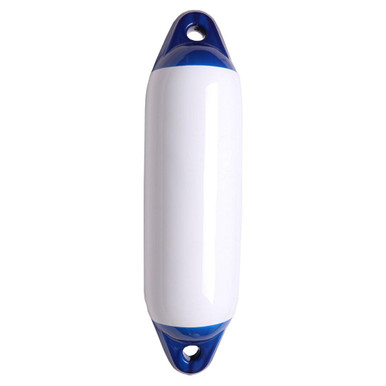 Majoni 12 x 45cm Star 1 Cylindrical Fender White/Blue - Fender Outlet