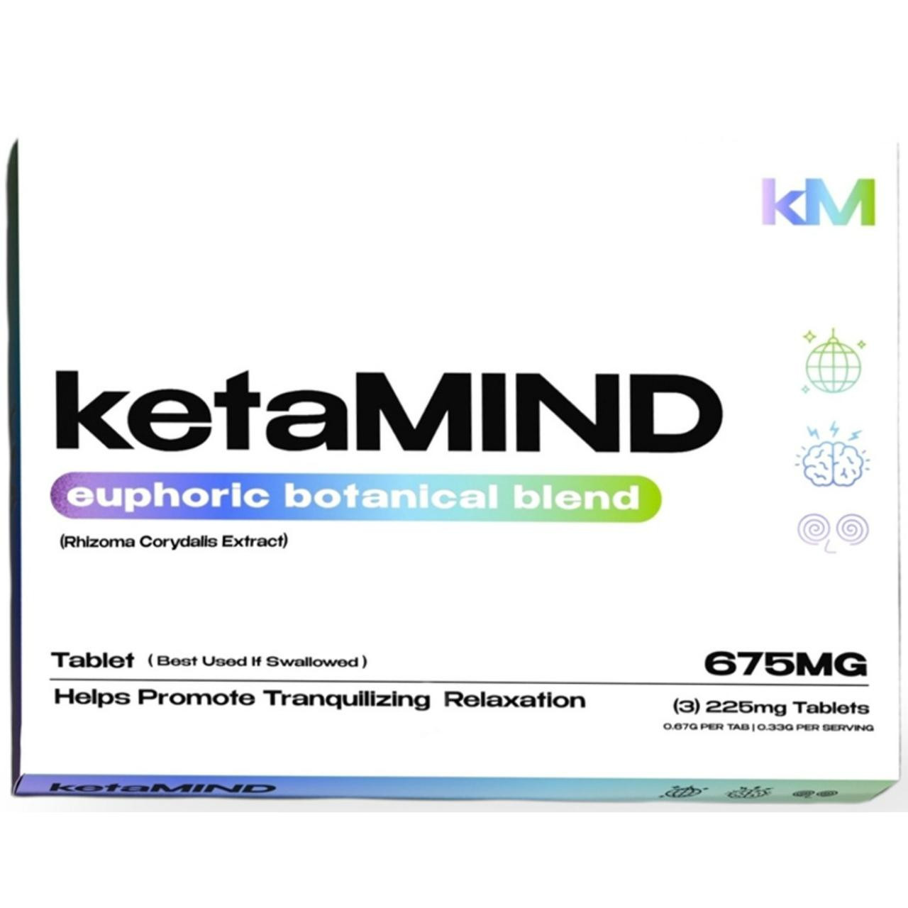 ketaMIND Euphoric Botanical Blend Tablet 675MG (3CT)
