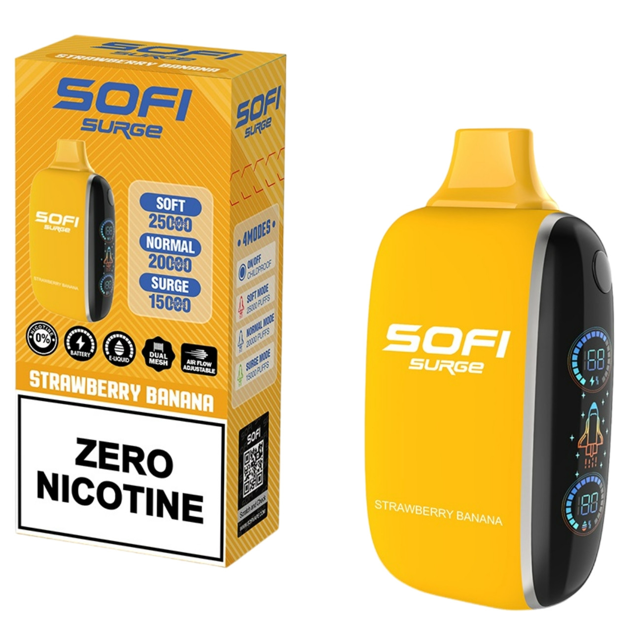 Sofi Surge Zero Nicotine Disposable 25K Puffs | Buy 1 Get 1 Free