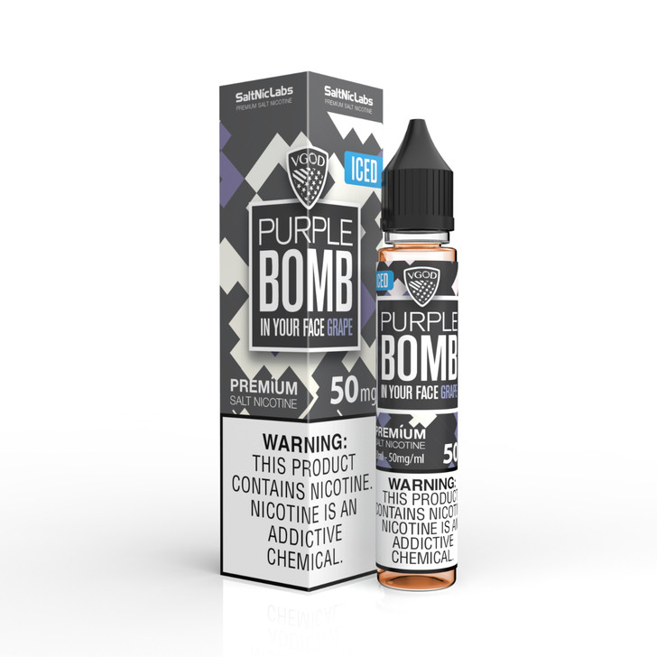 VGOD Iced Purple Bomb SaltNic 30ml Salt E-Juice Online
