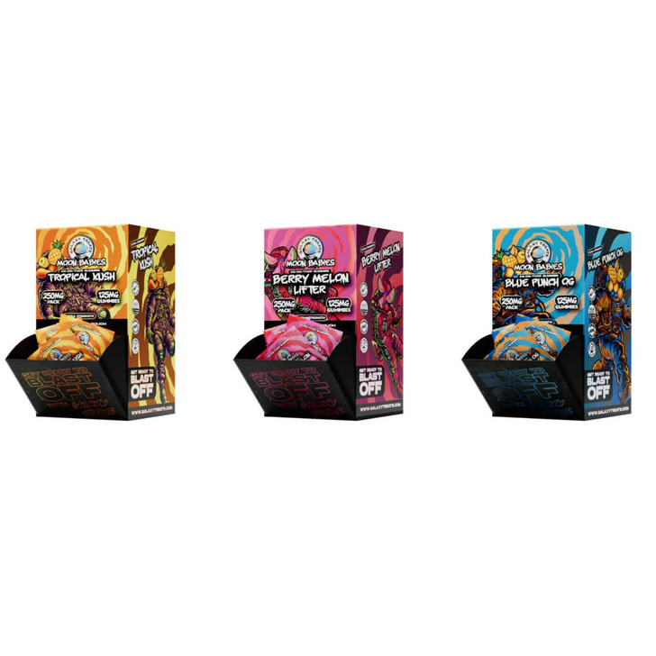 Galaxy Treats Moon Babies D8 D9 Extra Strength Gummies (2 Pack)