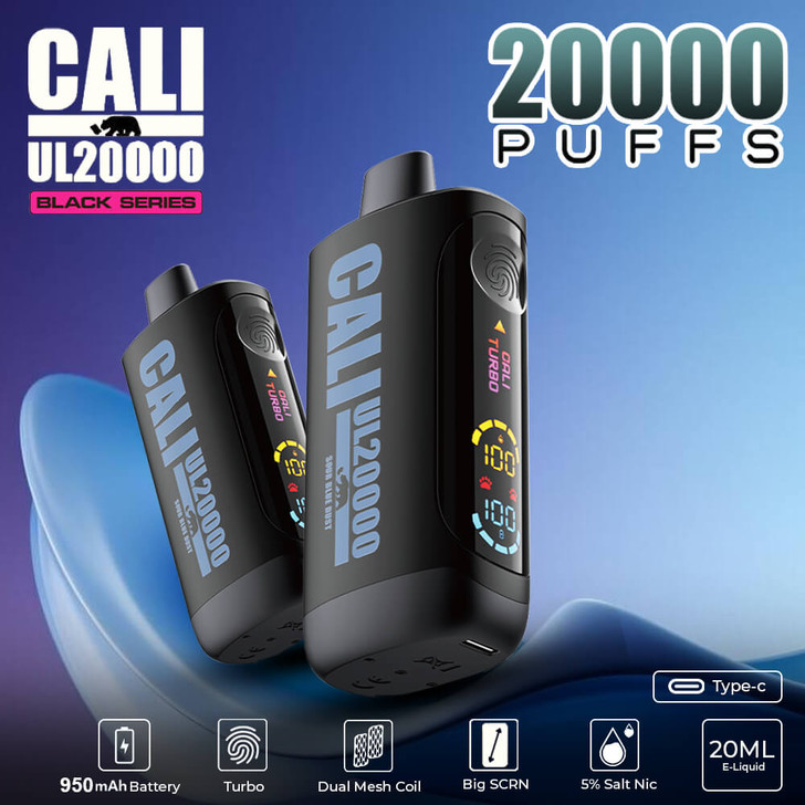 Get Cali UL20000 Black Series (20K Puffs) Disposable Online