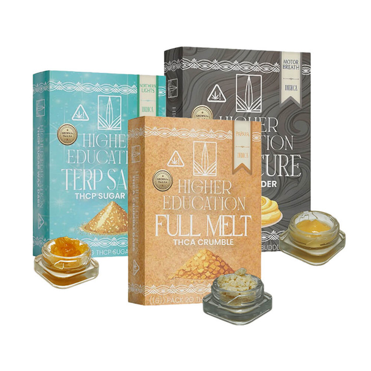 Get Higher Education Full Melt THCA Crumble 2G Dabs - 1PK