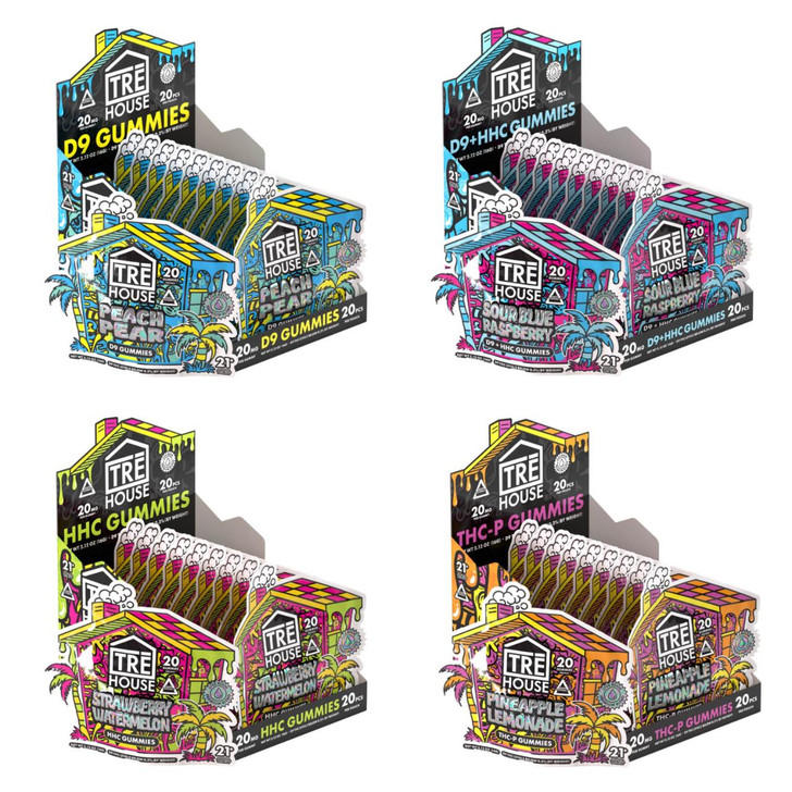 Get Tre House High Potency Gummies - 20 Pieces Per Pouch