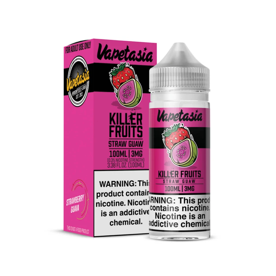 Buy Vapetasia Killer Fruits Straw Guaw 100ml SyN E-Juice Online